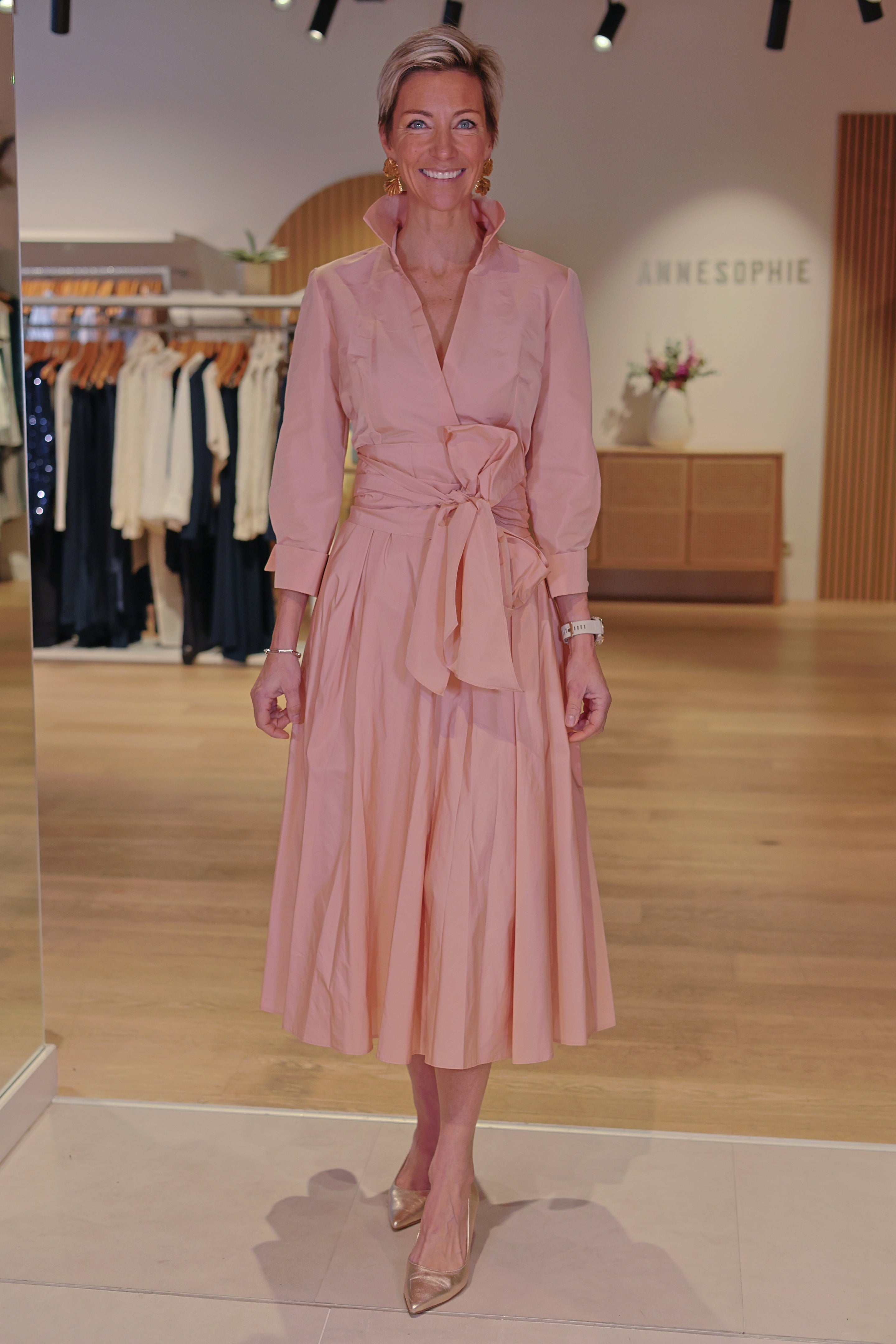 Robe Laure - Rose – ANNESOPHIE